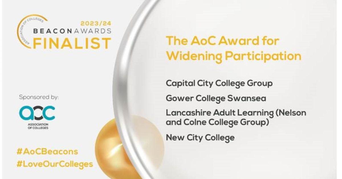 Finalists in the AoC Beacon Awards 2023/24 | GCS